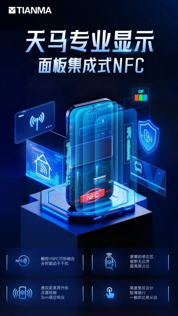 Tianma unveils world’s first NFC-integrated display