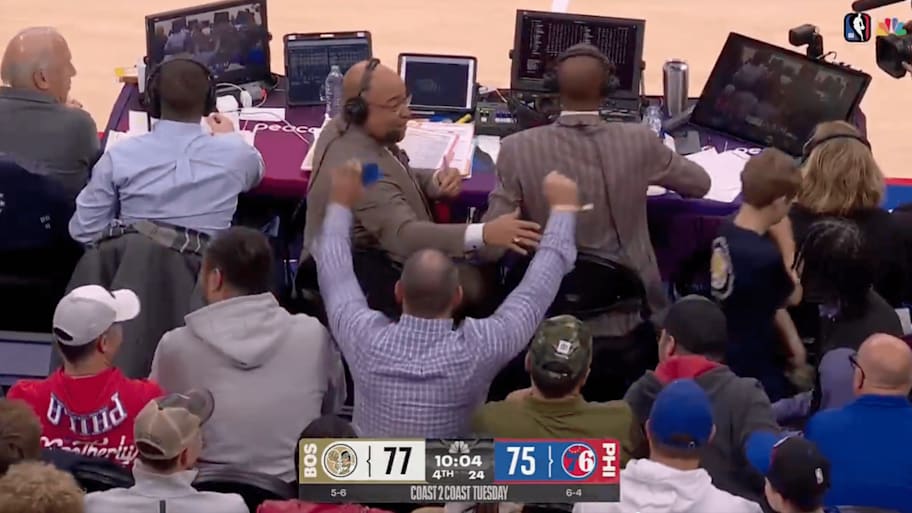 Mike Tirico Hilariously Interviewed a 76ers Fan Who Wasn’t Happy With ...