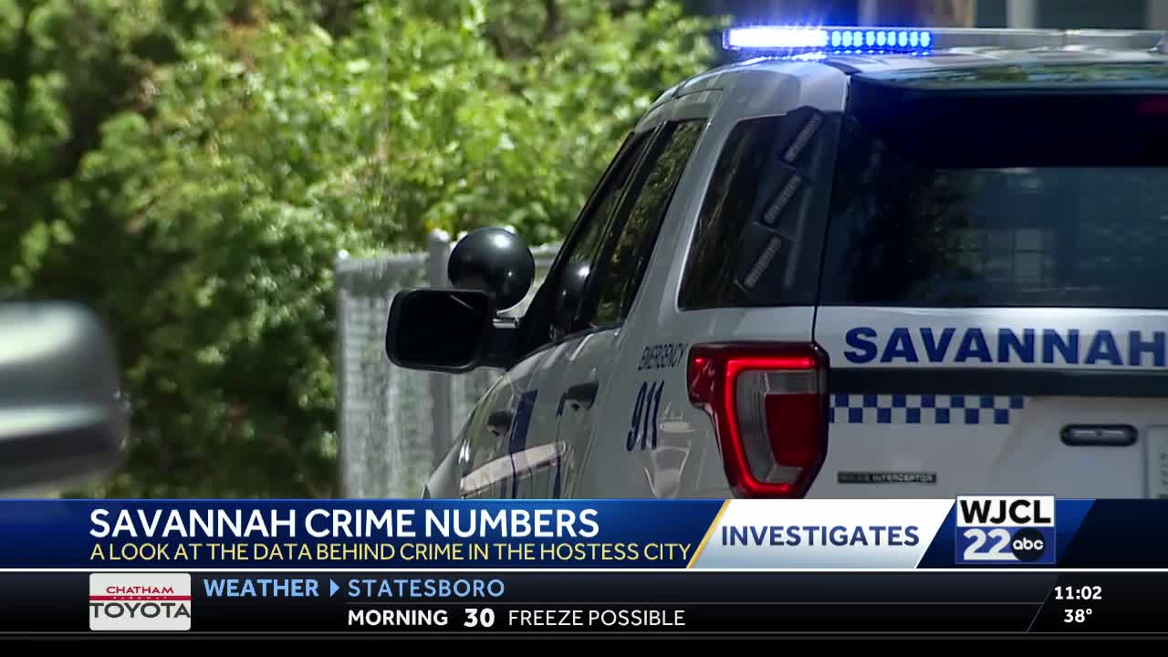 WJCL 22 Investigates: what the numbers really say about crime in Savannah