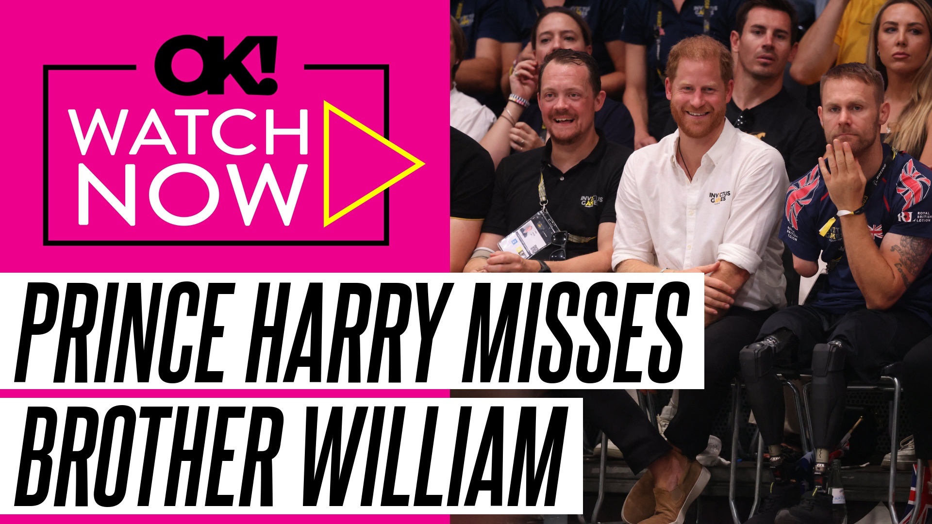 Prince Harry Hints He 'Misses' Older Brother Prince William and May ...