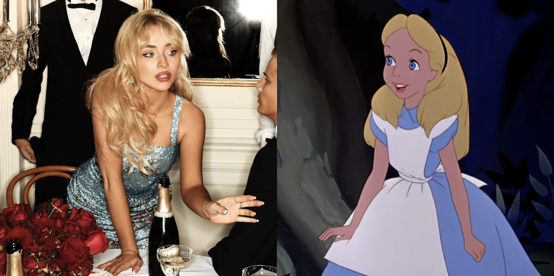 Sabrina Carpenter goes down the rabbit hole in new ‘Alice in Wonderland ...