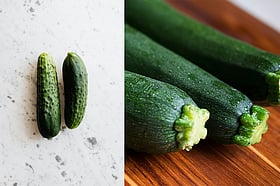 Cucumber and zucchini: Same or different?