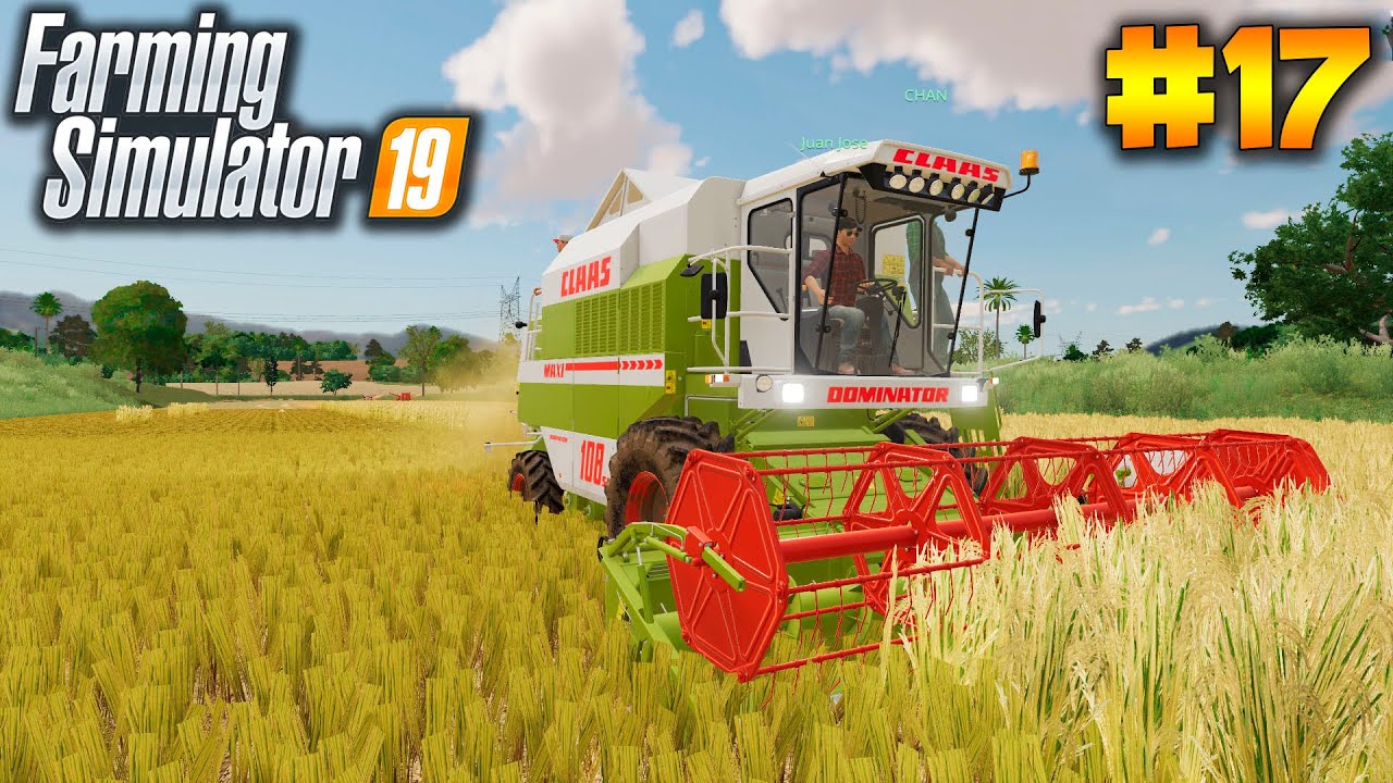 ¡Cosecha De Arroz Y Transporte Pesado! | Farming Simulator 19
