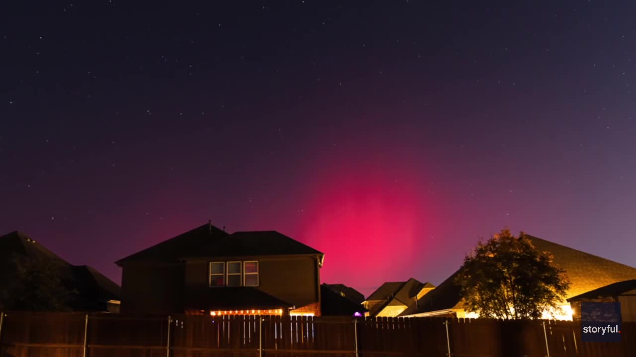 Aurora Borealis Sighted in Texas Due to Severe Geomagnetic Storm