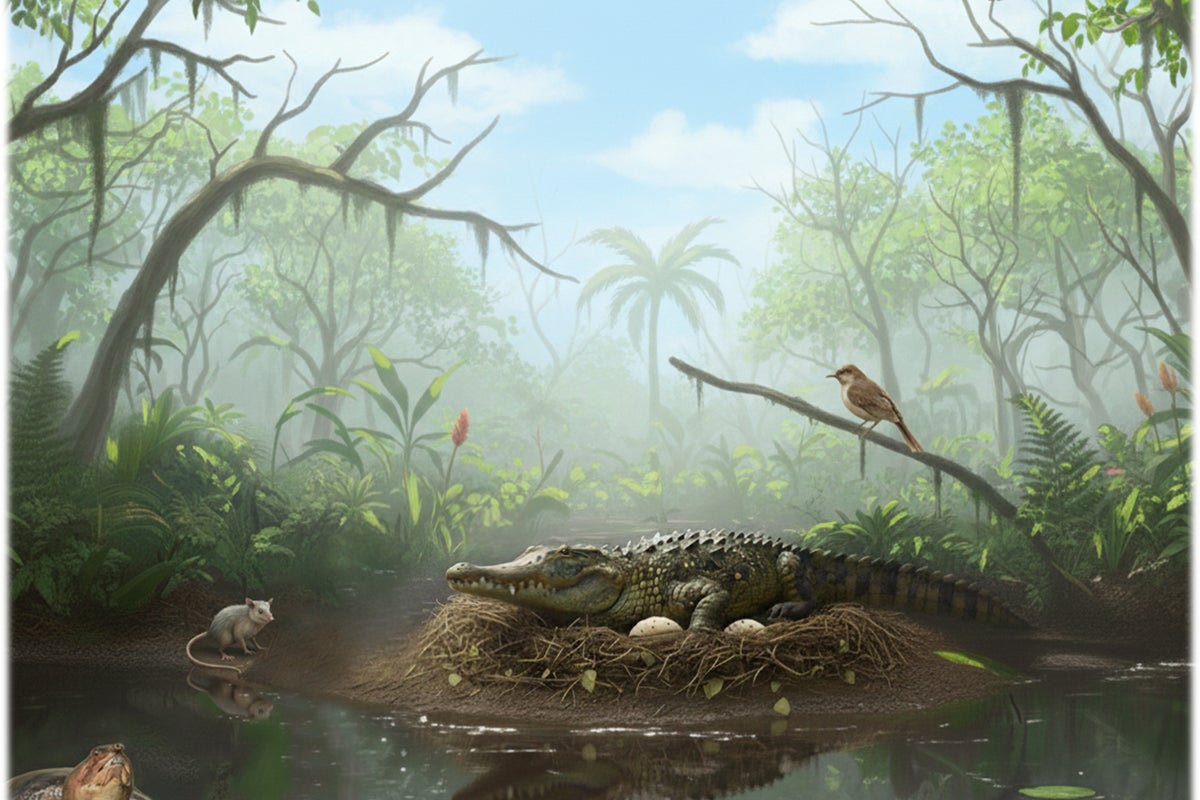 ‘Drop croc’ that jumped from trees to catch prey once roamed Australia
