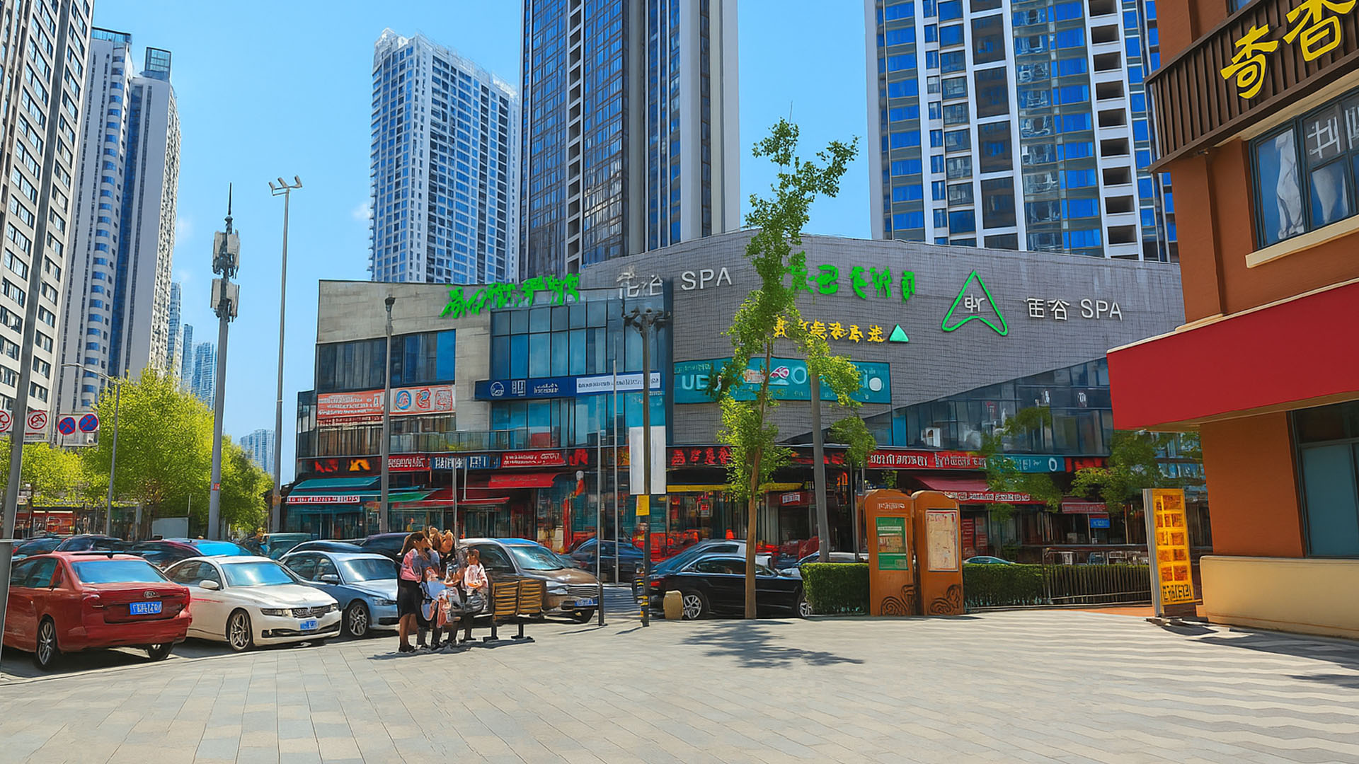 Walking Through a Modern Chinese Residential Community