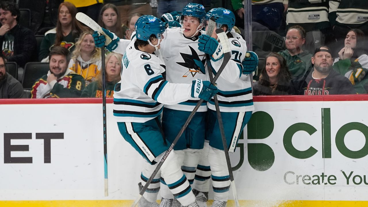 NHL Roundup: Sharks come back to beat Wild in OT