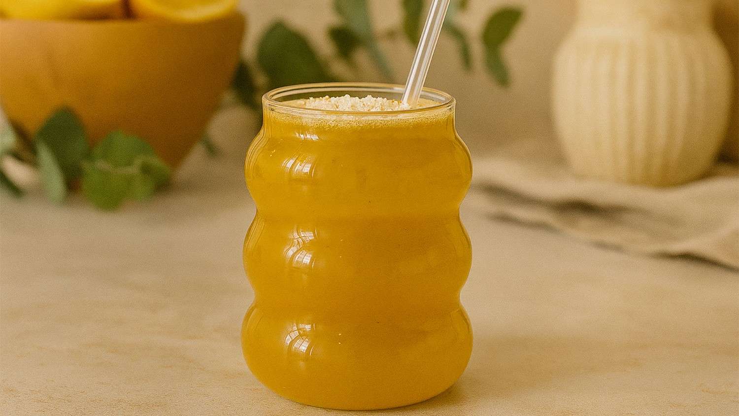 Verfrissende Mango & Sinaasappel Smoothie