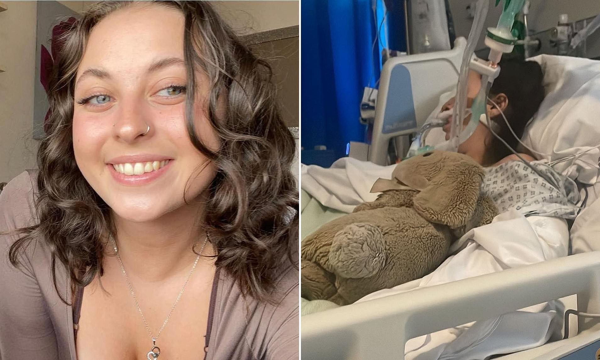 Woman, 20, suffers stroke... the only warning sign was a headache as ...