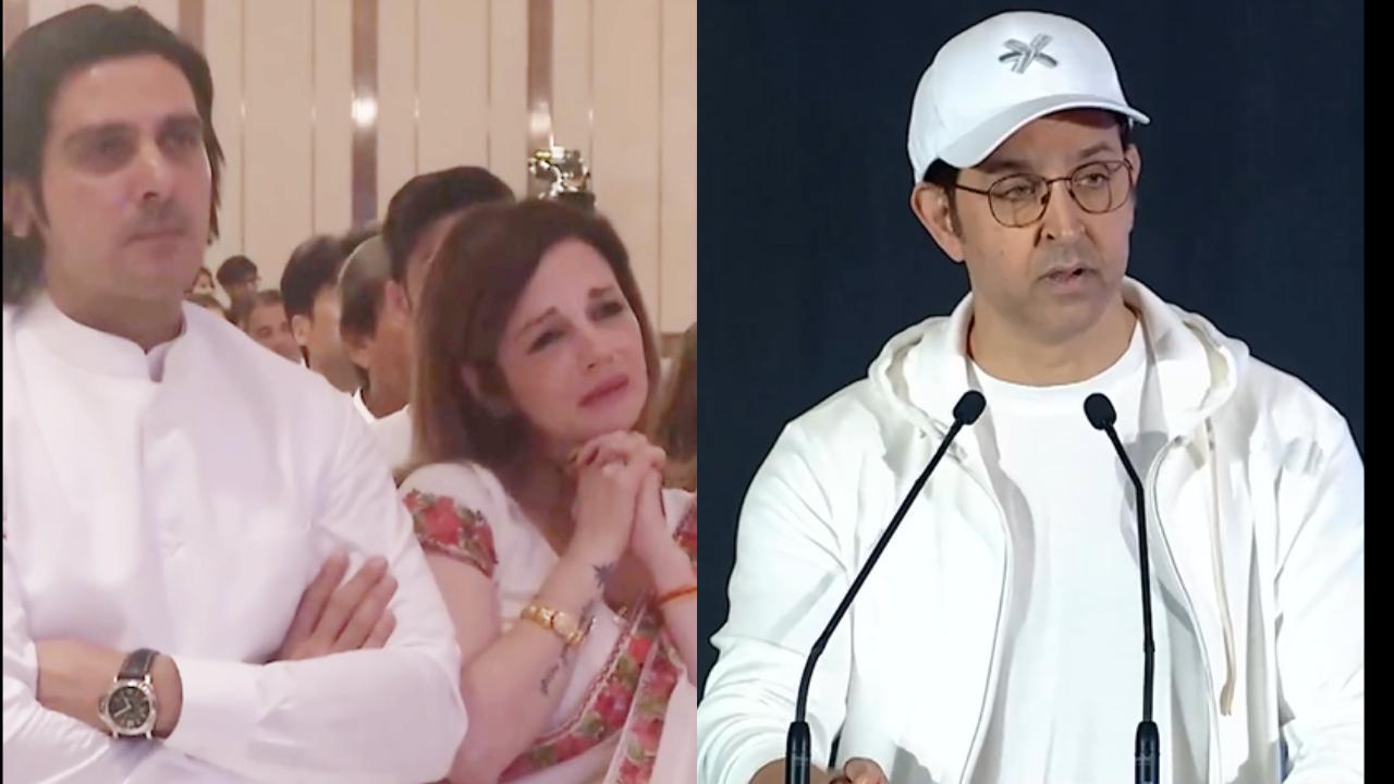 Zarine Khan prayer meet: Sussanne weeps bitterly, Hrithik remembers ...