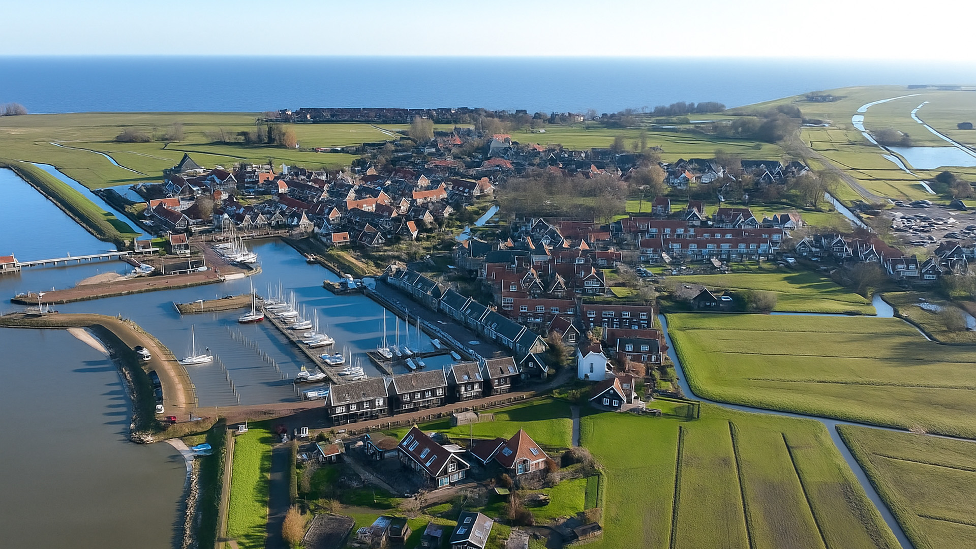 Waar het land stopt en de boten beginnen