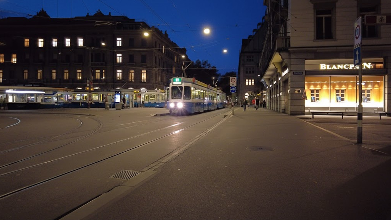 Autumn Nights in Zurich – A Peaceful City Walk Through Switzerland