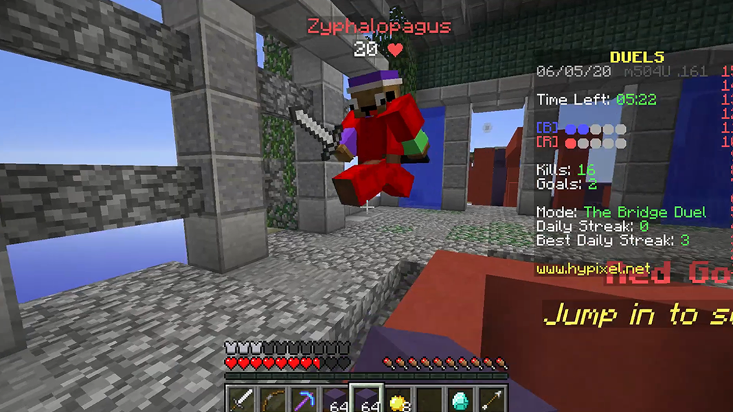 Minecraft The Bridge Match Highlights