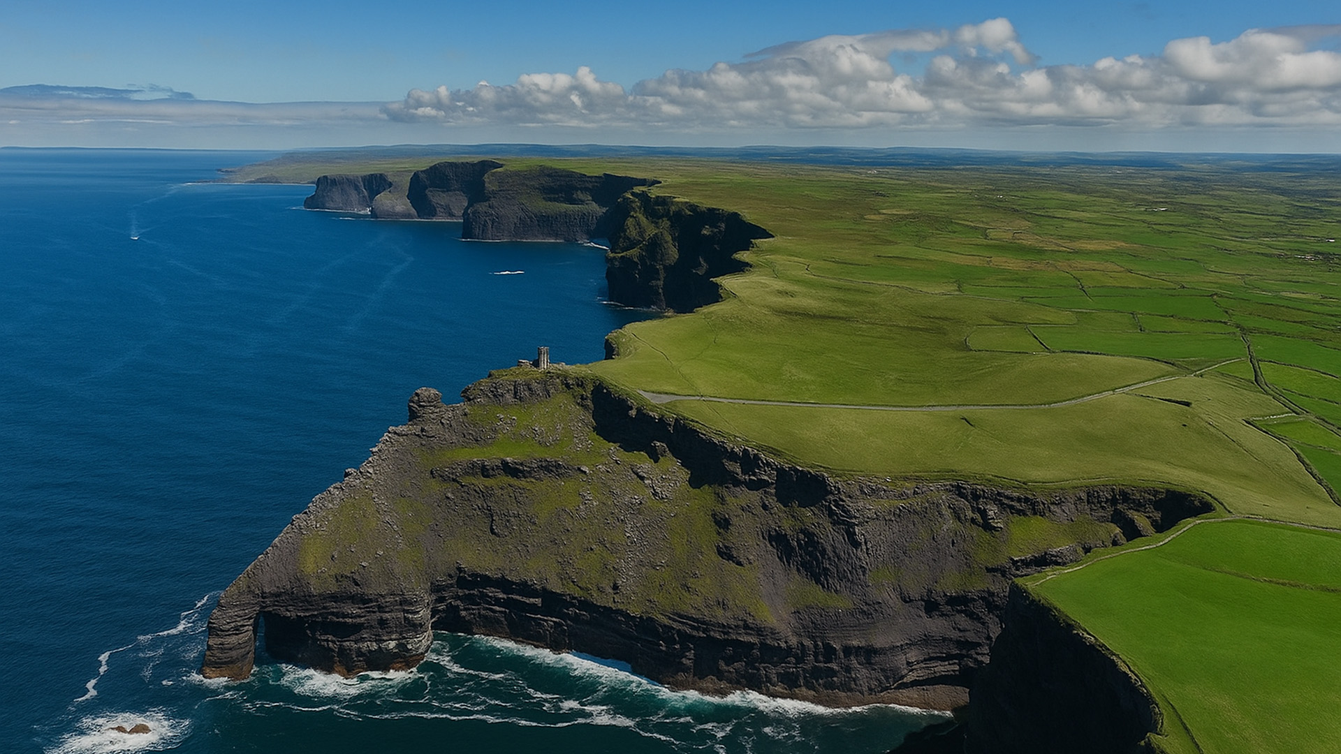 La lunga costa dell'Isola di Smeraldo