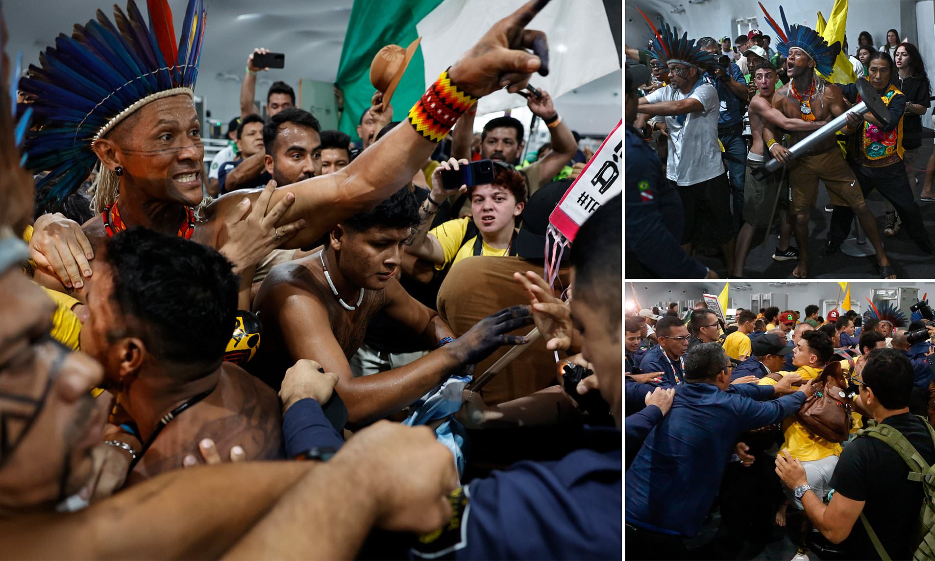 Chaos at COP30 as indigenous protesters force their way into climate ...