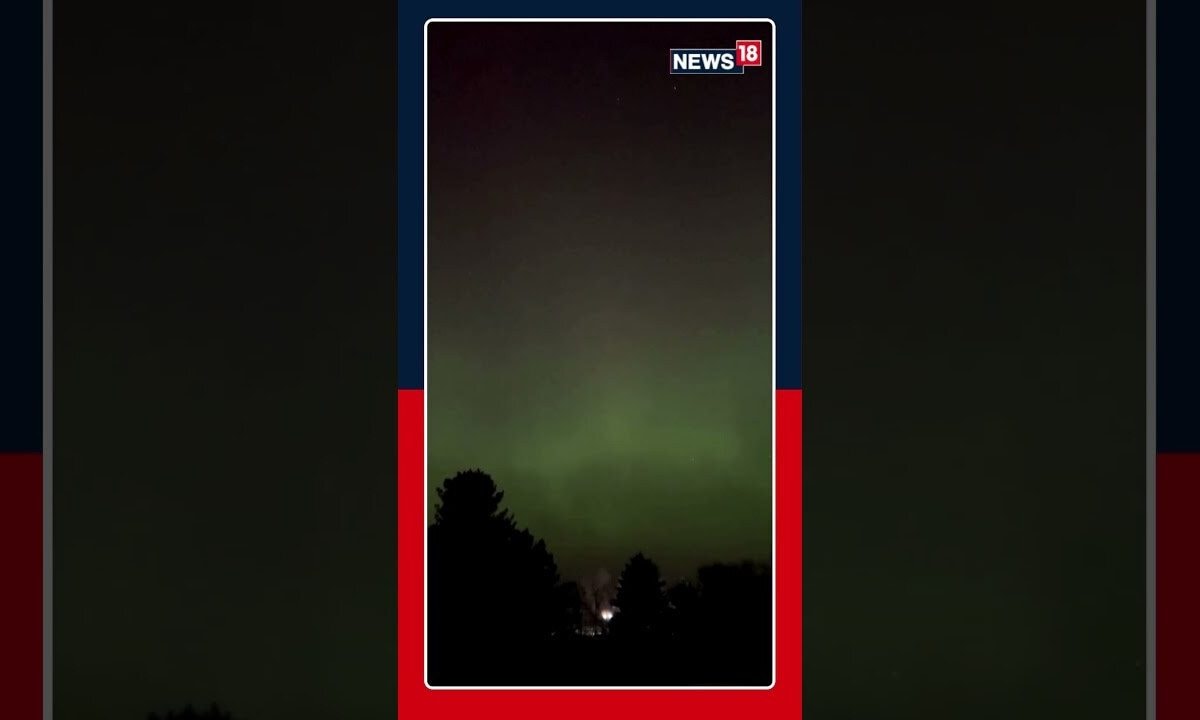 Iowa Sky Turns Neon | Northern Lights Dazzle in Rare US Sighting ...