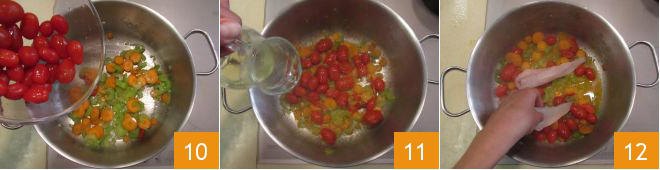 Tub gurnard in fish stew