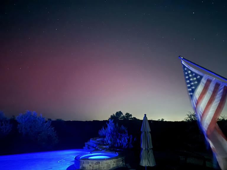 Northern Lights visible in Central Texas Tuesday night
