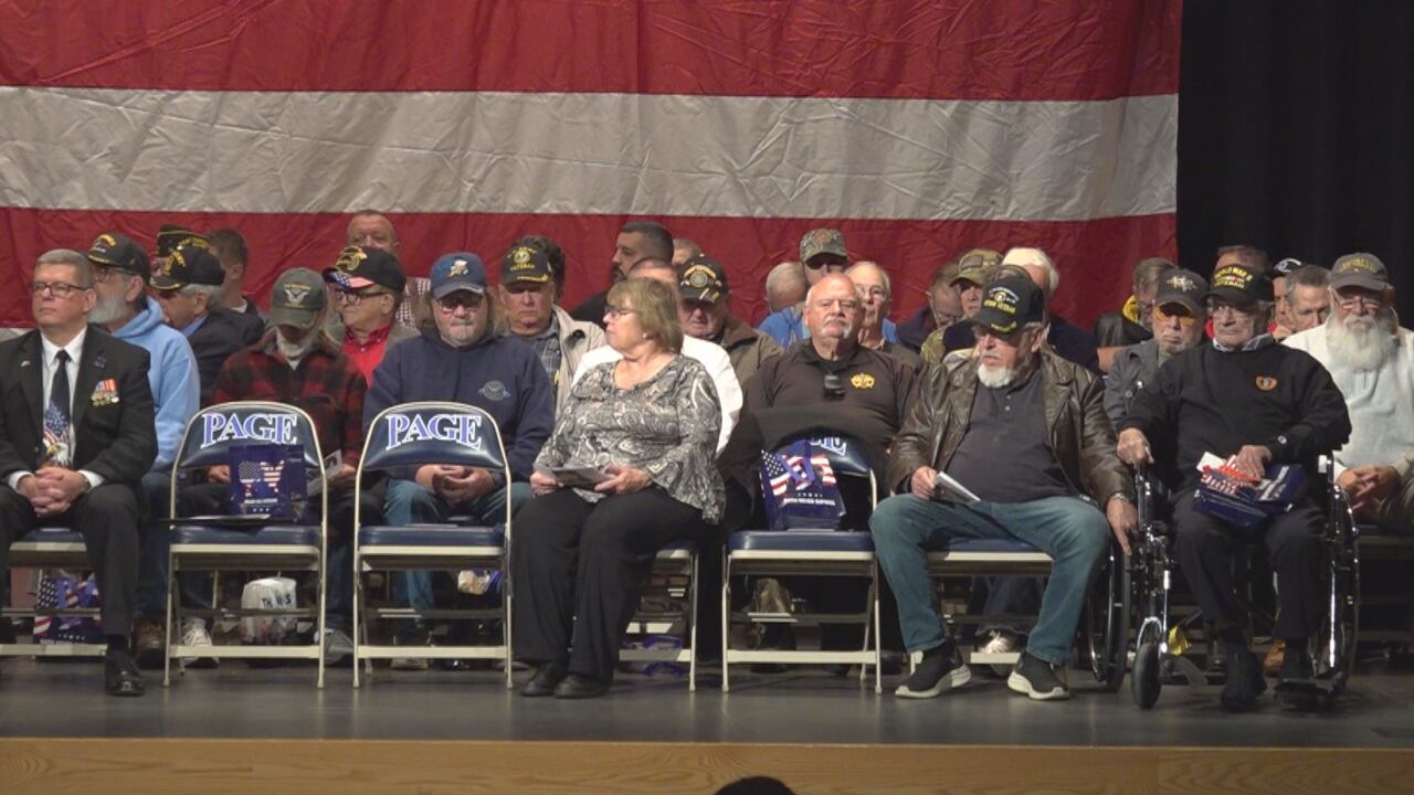Page County High School hosts annual Veterans Day Assembly