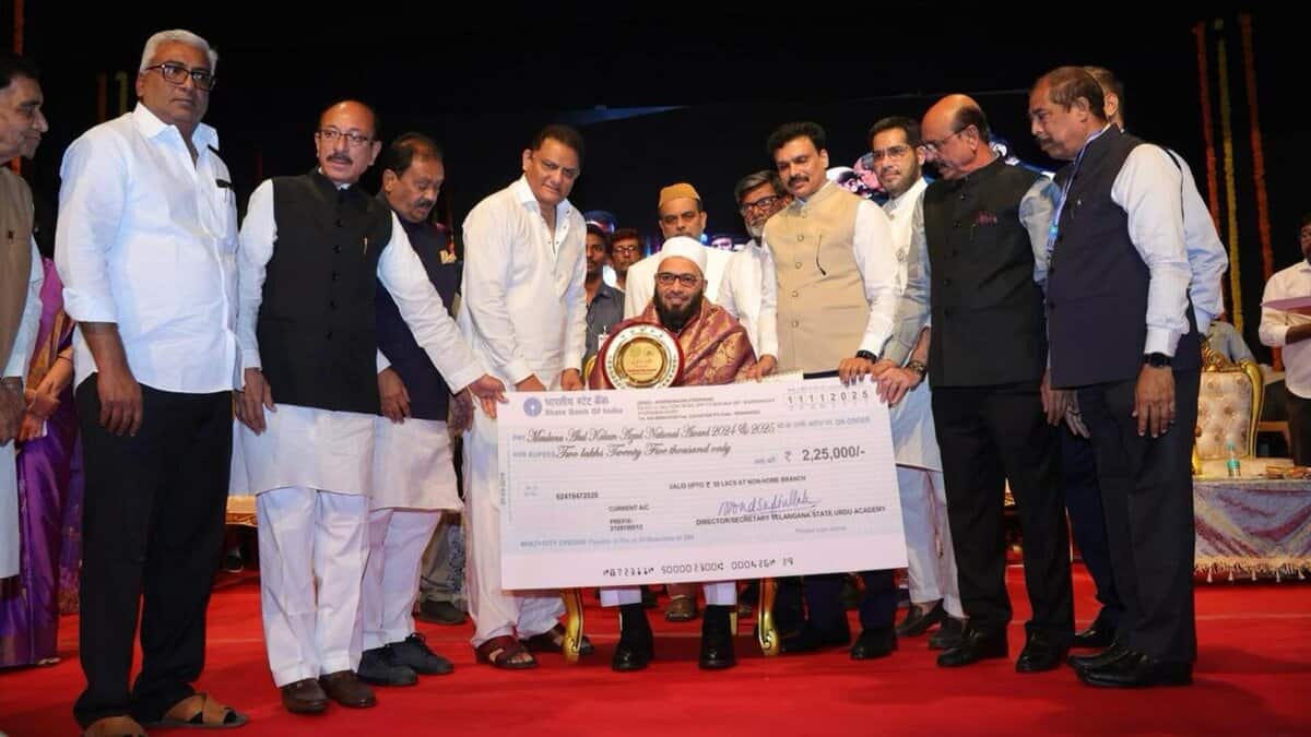 MS Education Academy chairman honoured with Maulana Abul Kalam Azad ...