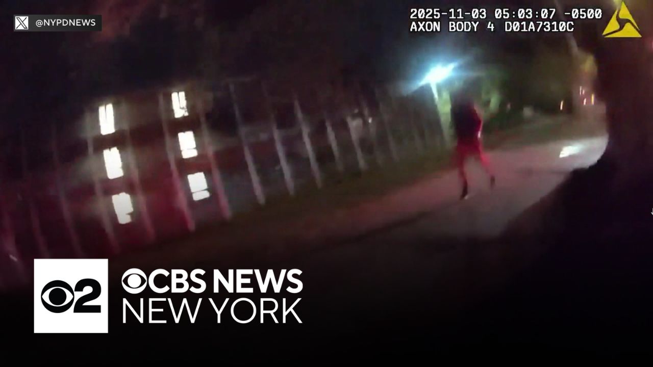 Bodycam video shows NYPD officer tackling armed suspect in the Bronx
