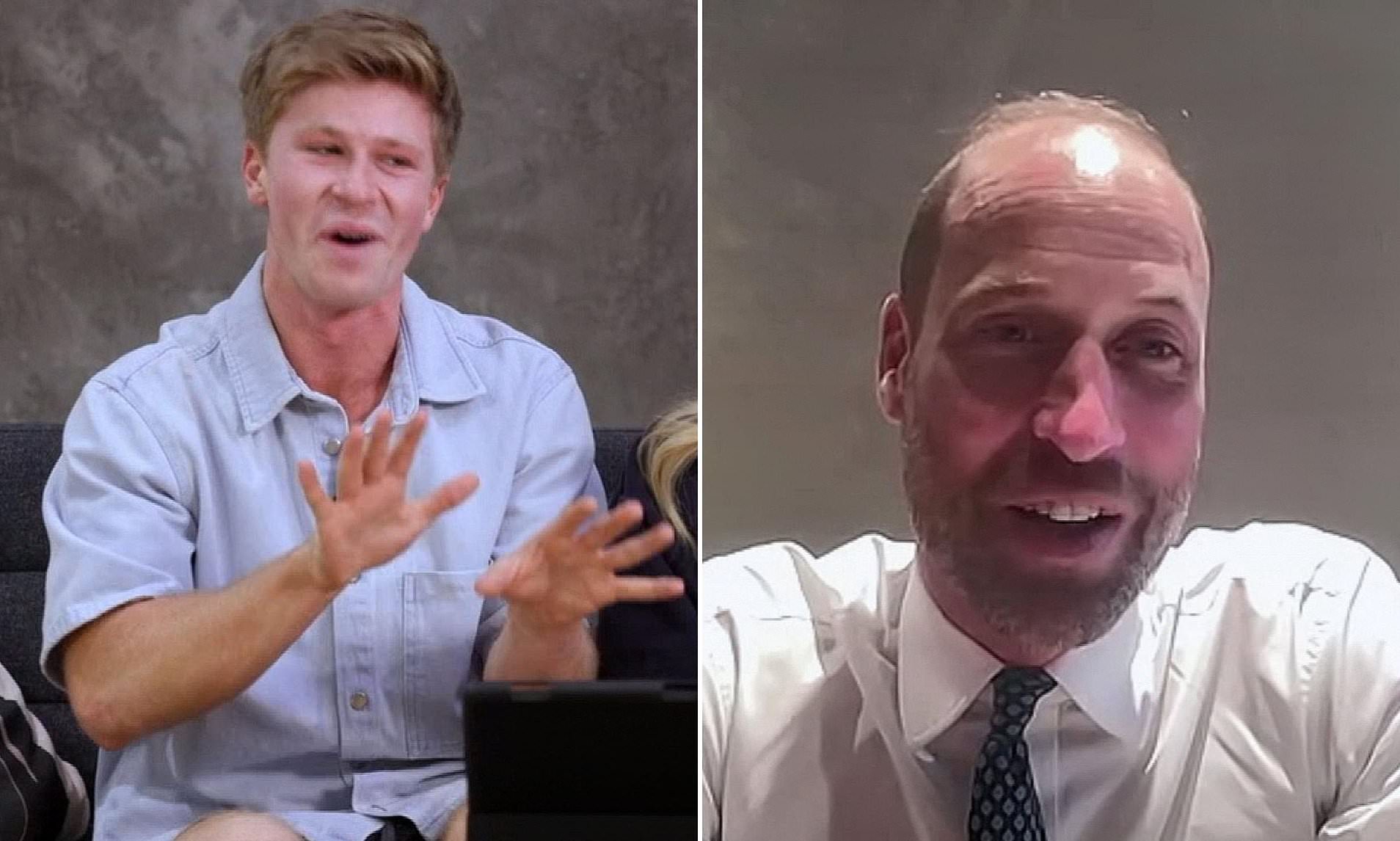 Dancing With The Stars' Robert Irwin is shocked by message from Prince ...