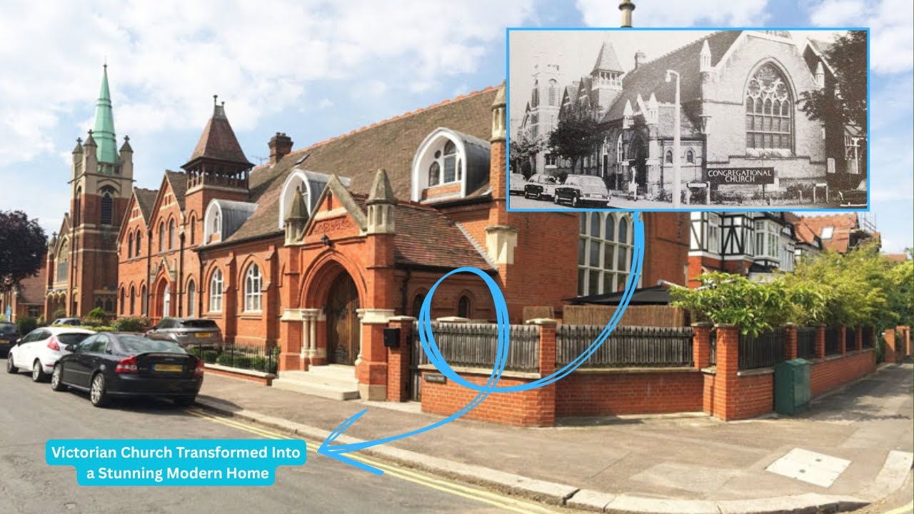 Victorian church transformed into a stunning modern home