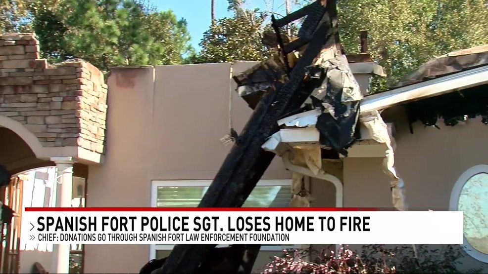 Spanish Fort officer's home destroyed by fire; community supports while ...