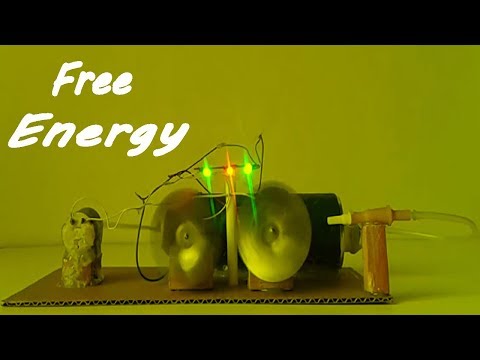 DIY hand-powered water pump generator | Build a mini pump & light LEDs ...