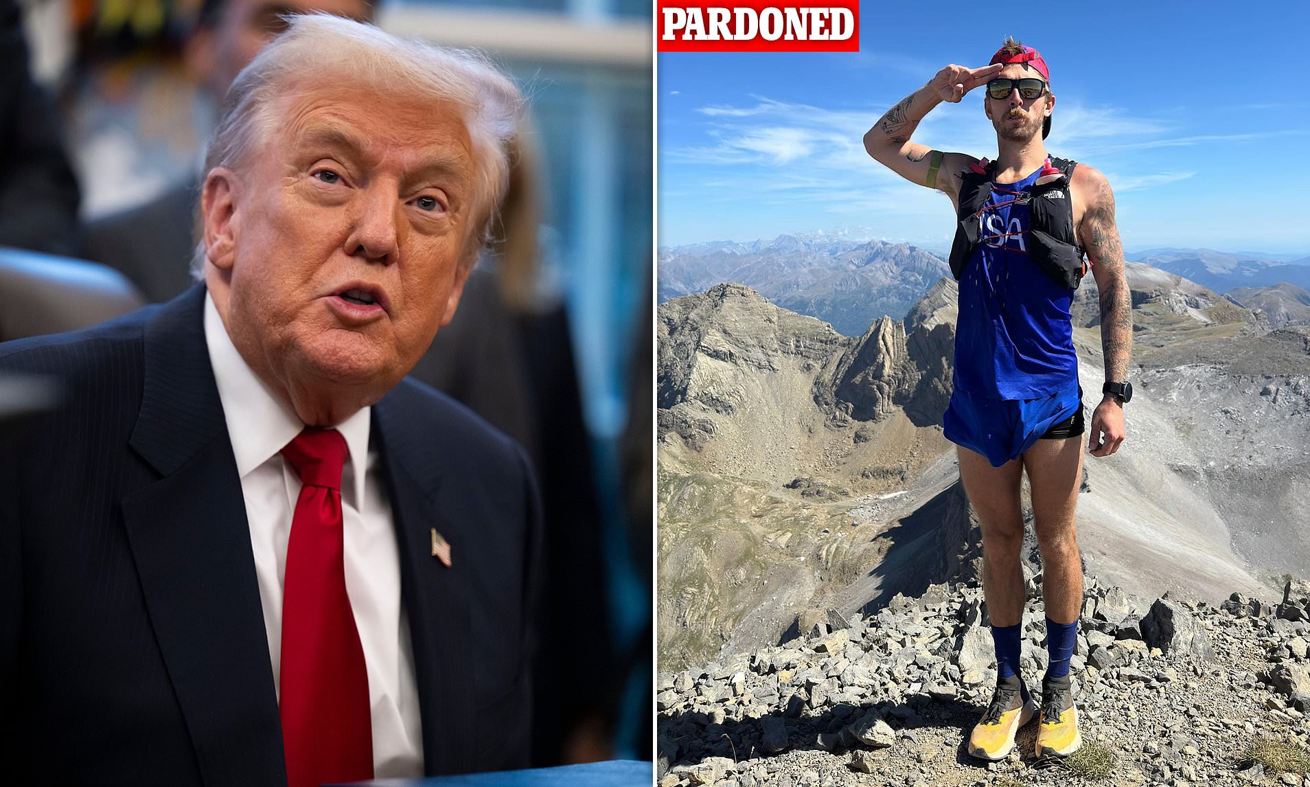 Trump pardons trail runner facing charges for 'illegal' shortcut during run