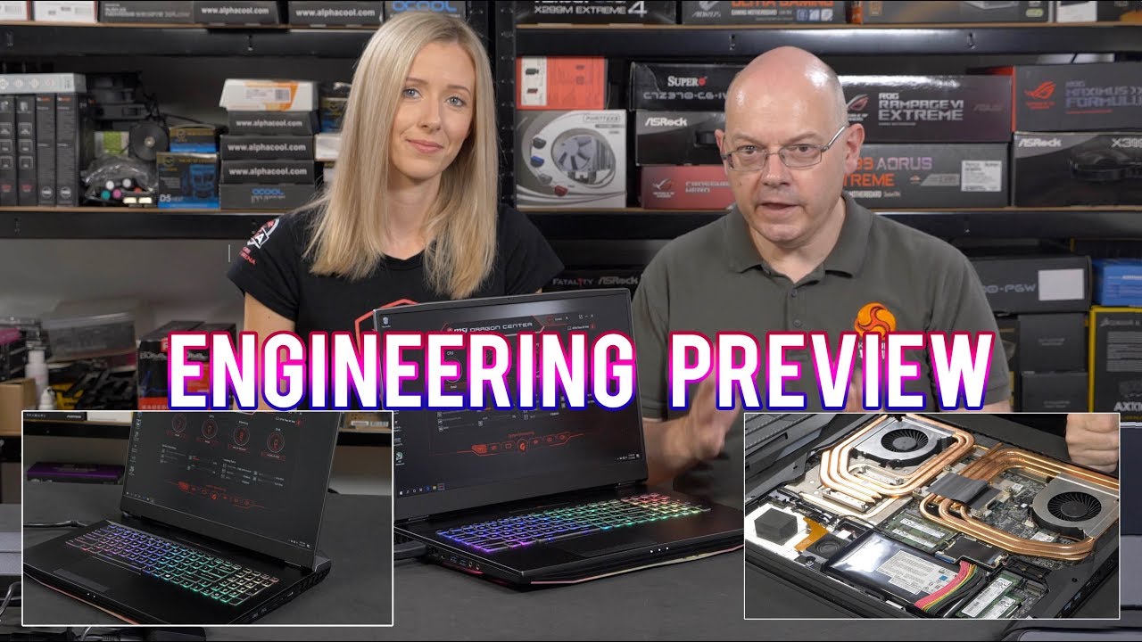 MSI show LEO their GT76 TITAN engineering sample (2019)!