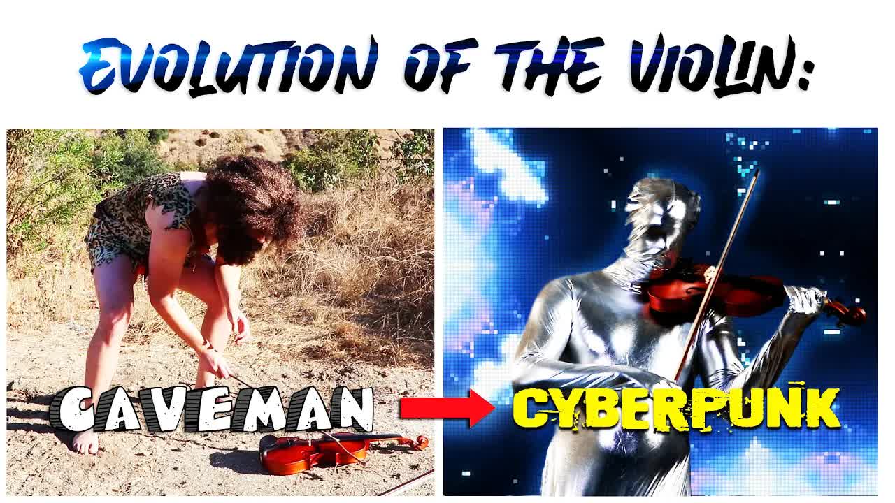 Evolution of the Violin: Caveman to Cyberpunk