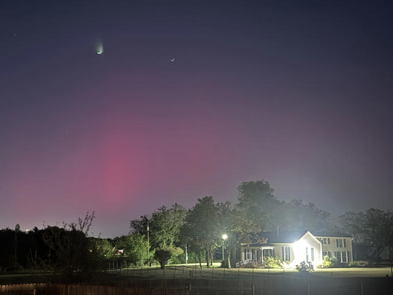 Northern Lights visible in Central Texas Tuesday night