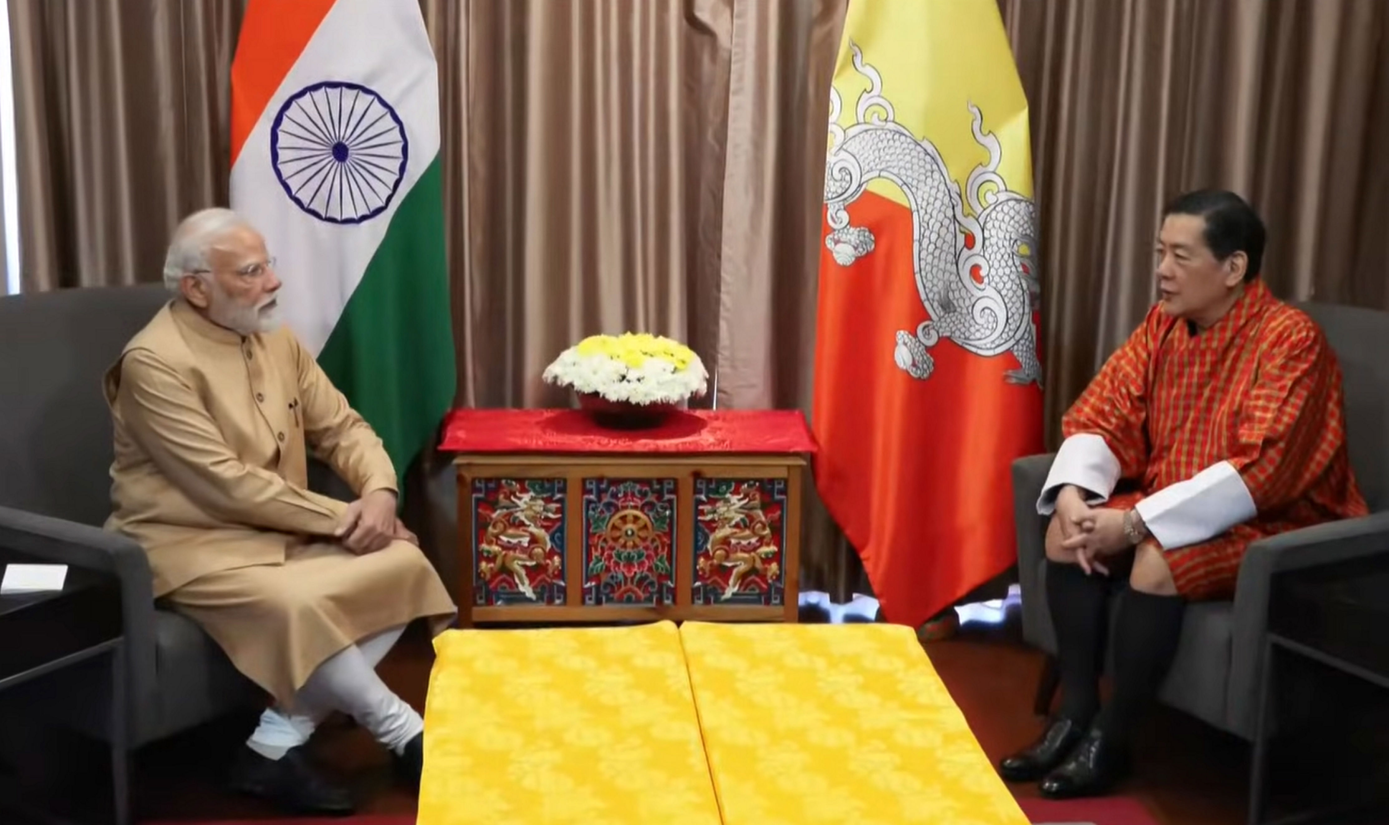 PM Modi meets former Bhutan King, appreciates his efforts towards ...