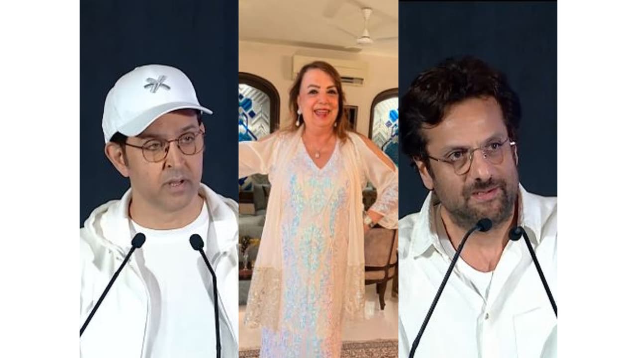 Hrithik Roshan, Fardeen Khan attend late Zarine Khan's prayer meet