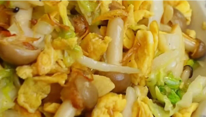 Resep Tumis Sawi Jamur Telur