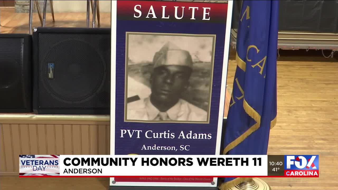 Wereth 11 soldier remembered in Anderson Veterans Day tribute