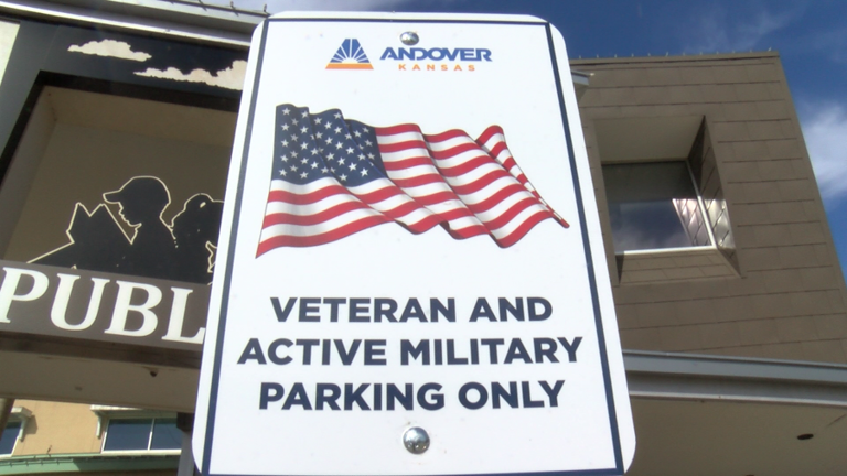 Andover installs designated parking for veterans, active-duty military ...