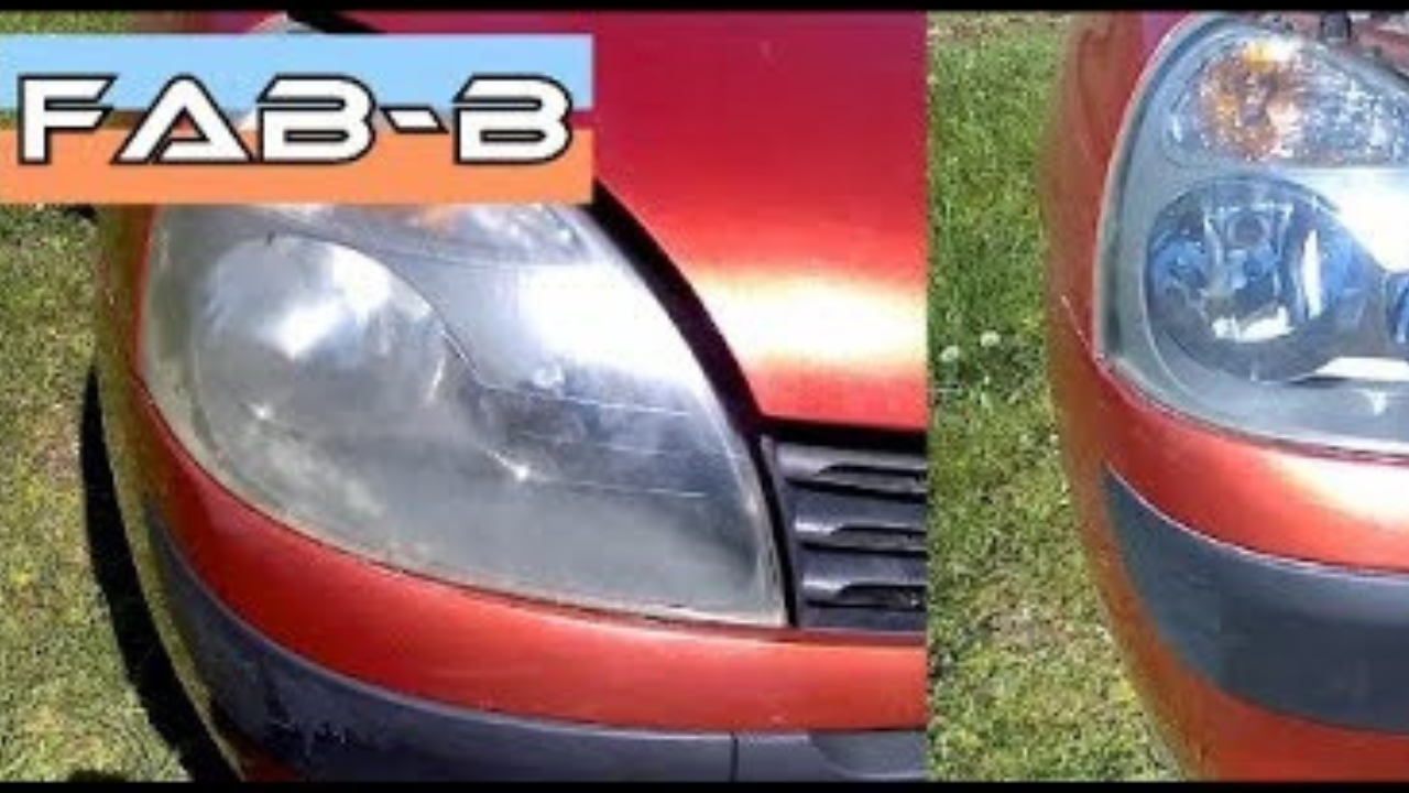 Rénovation de Phares Ternis Sans Outils Sur Clio 2 Phase 2