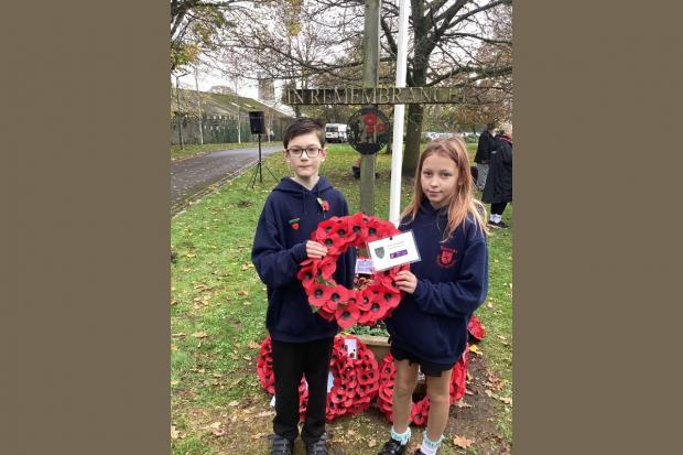 Kewstoke pupils honour fallen soldiers at Remembrance Day event