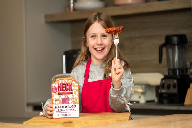 Girl's 'Baked Bean Banger' is on course to become nationwide hit
