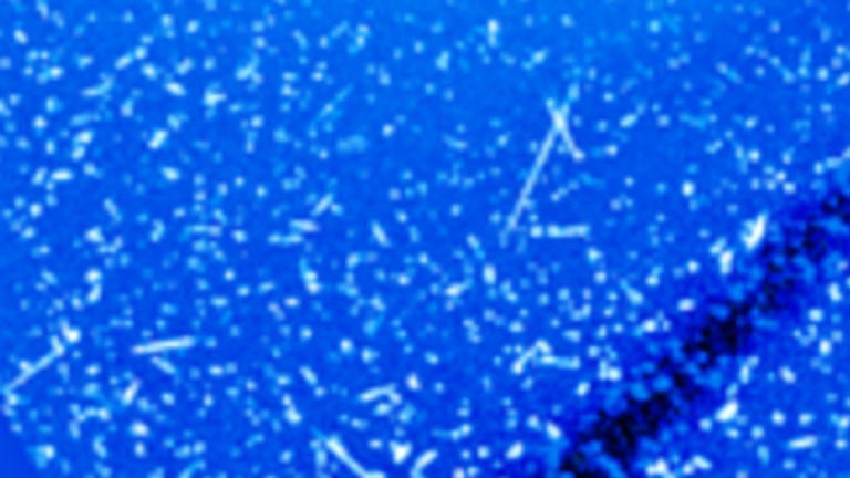 Hailstorm seen in space: Satellites get peppered by particles from ...