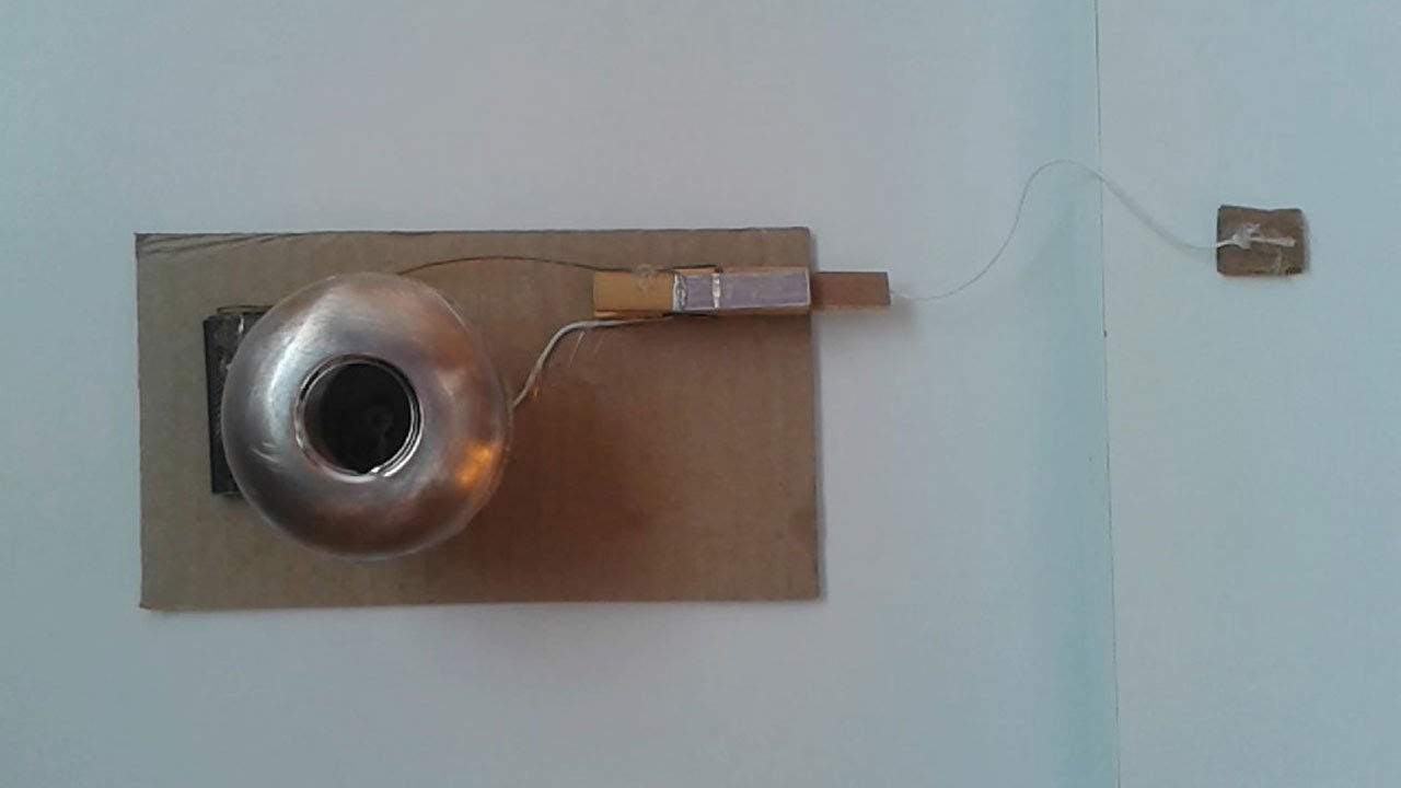 How to make a simple electric doorbell at home | Easy DIY electronics ...