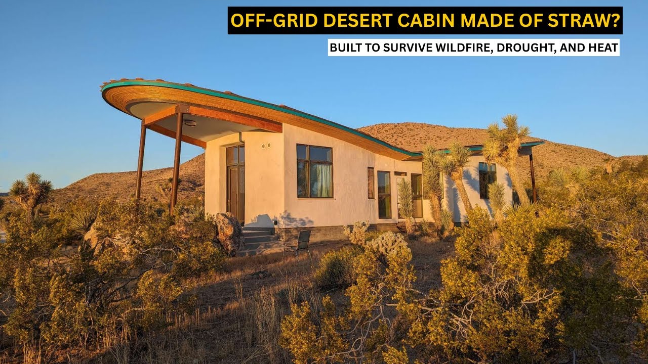 Off-Grid Desert Cabin Made of Straw? Meet the Radical Eco Home of the ...