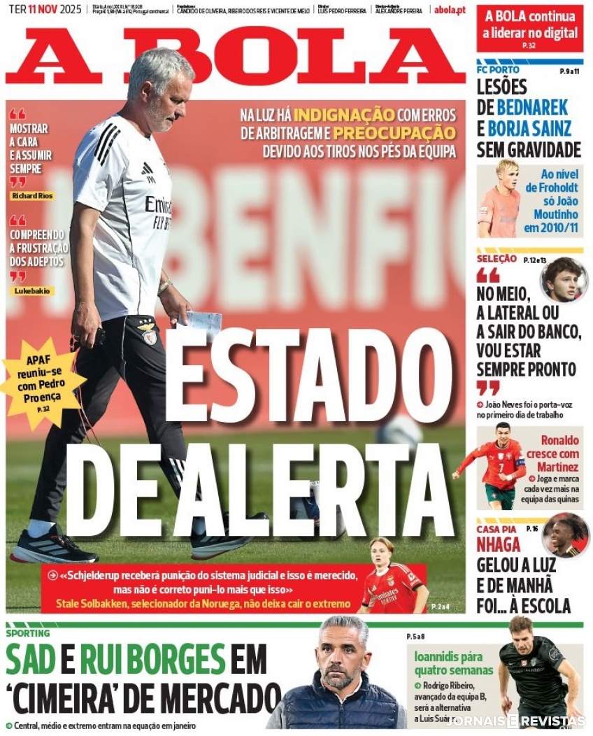 Veja as capas de hoje& 13 de novembro de 2025& das principais revistas ...