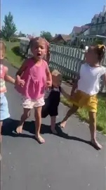 five kids on a bare foot walk