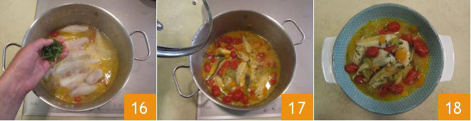 Tub gurnard in fish stew