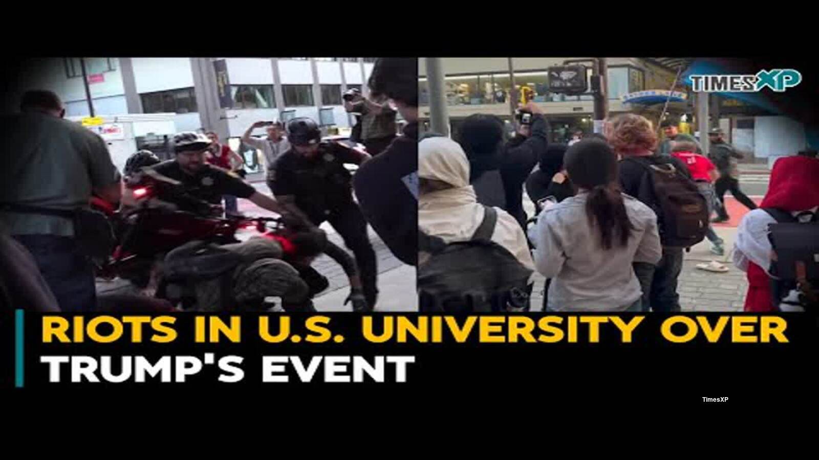 Riots In The U.S. University Over Trump's Event| Here What Indians In U ...