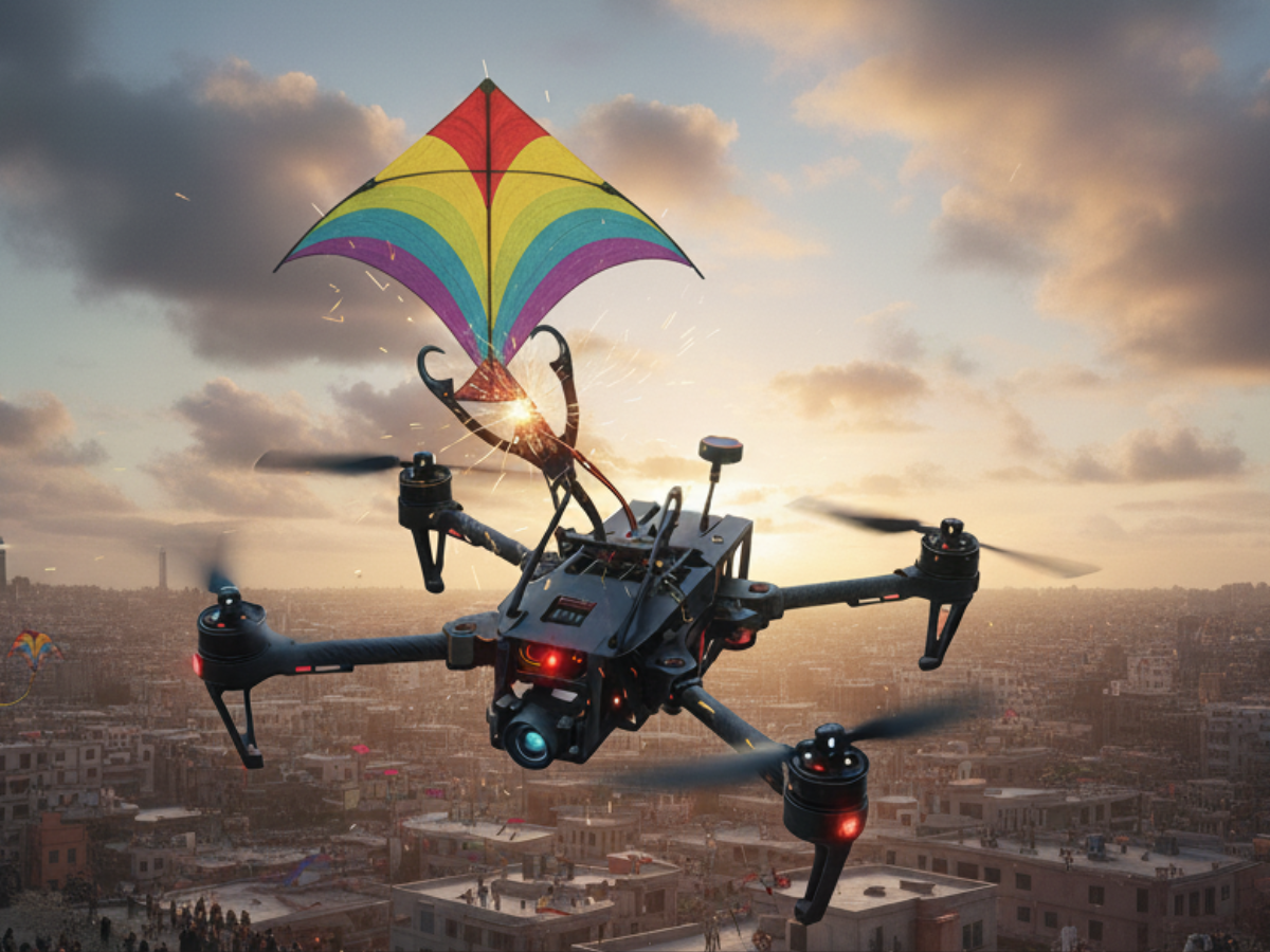 Who knew kites could beat Rs 2.5 lakh drones? Hyderabad’s bypoll chaos ...