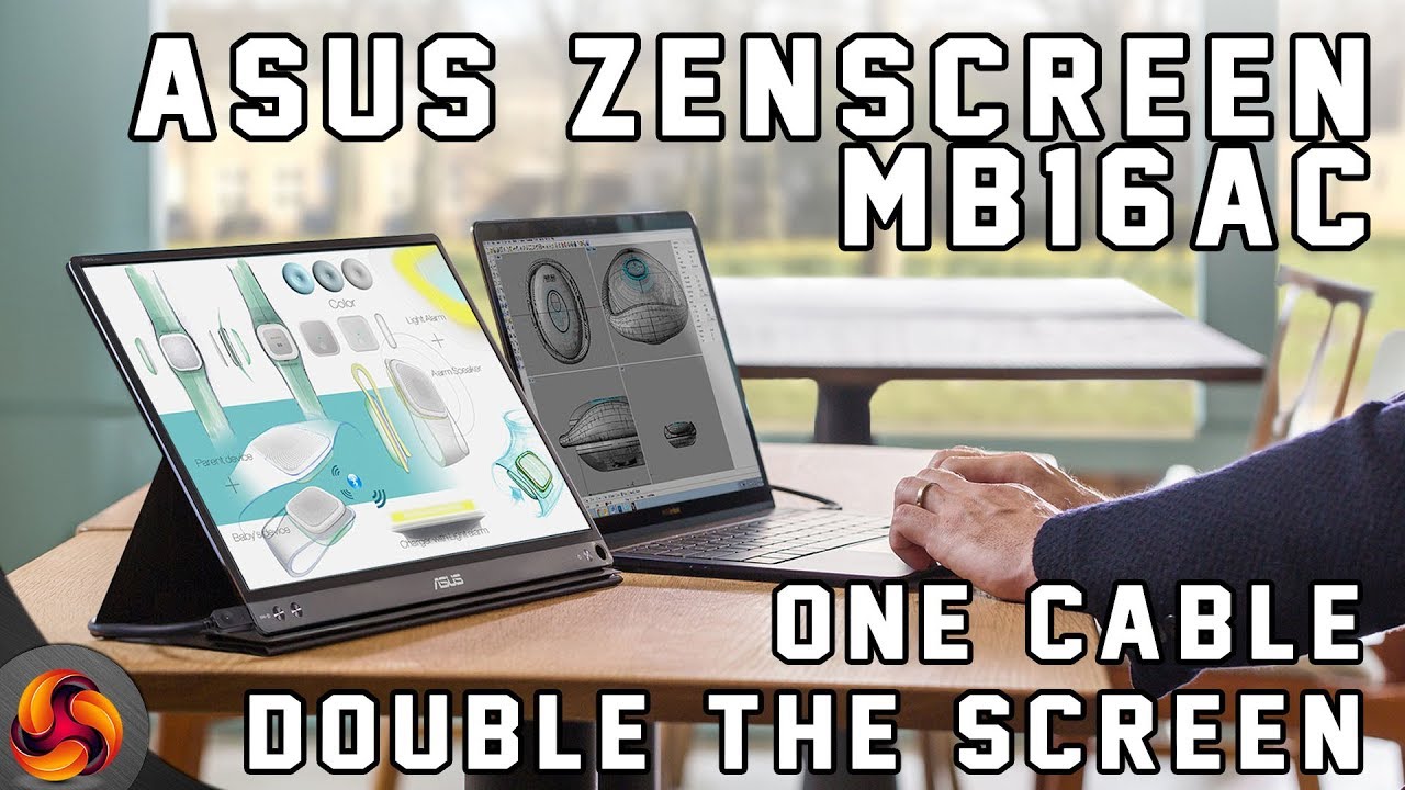 ASUS ZenScreen MB16AC USB Type C portable monitor review